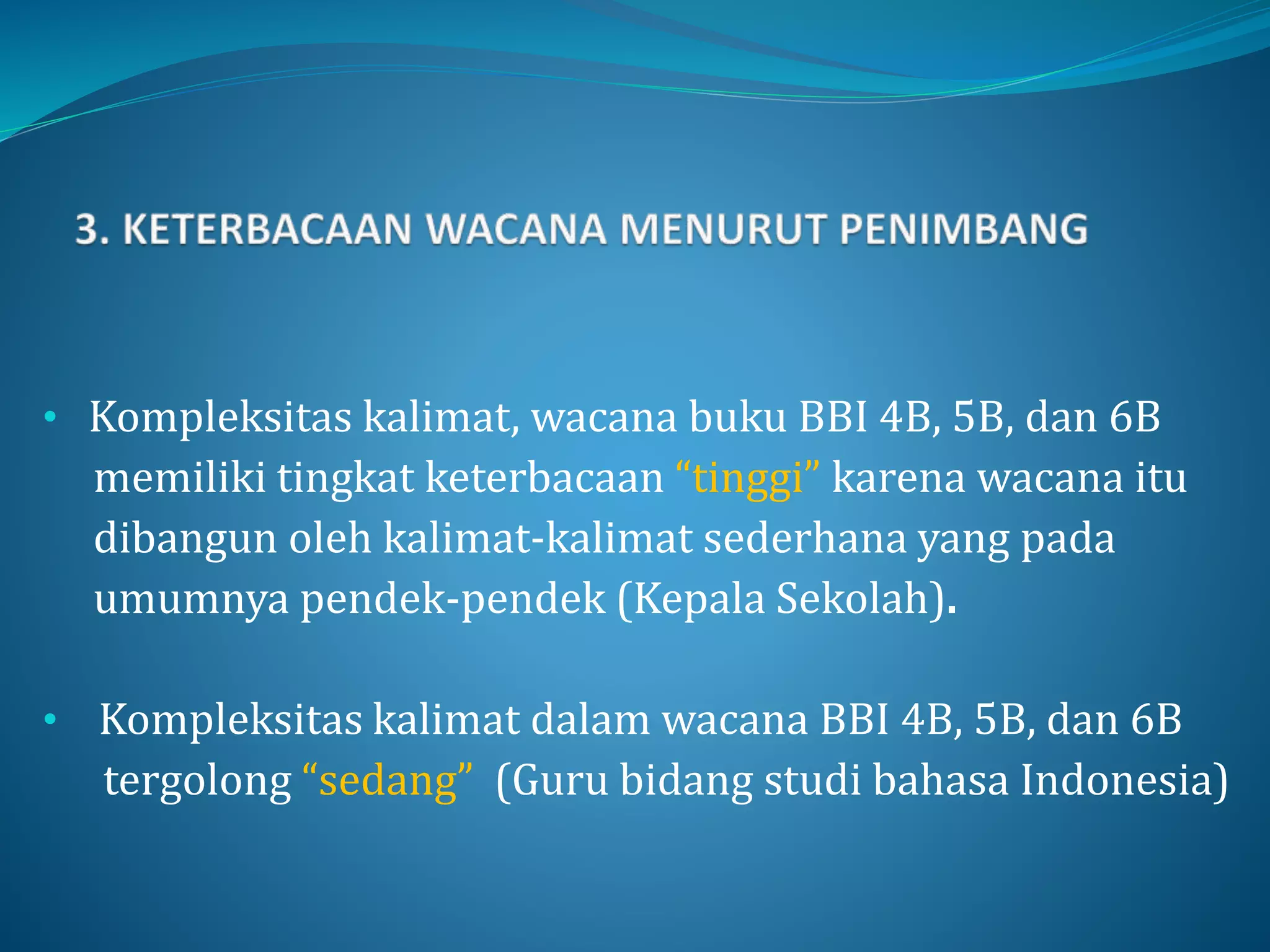 Keterbacaan wacana ... | PPT