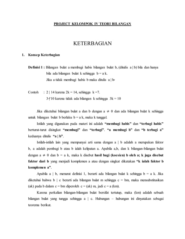 Keterbagian | PDF