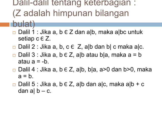 Aritmatika (Keterbagian) | PPT