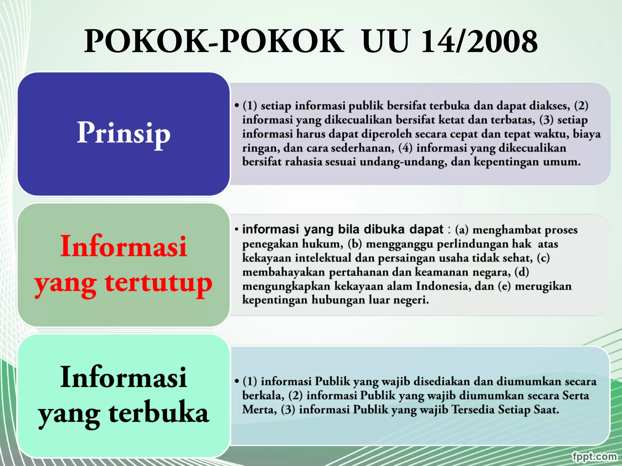 Keterbukaan Informasi Publik - Desa | PPT