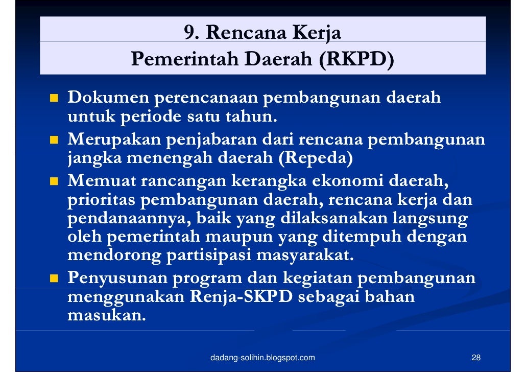 Keterkaitan Dokumen Perencanaan