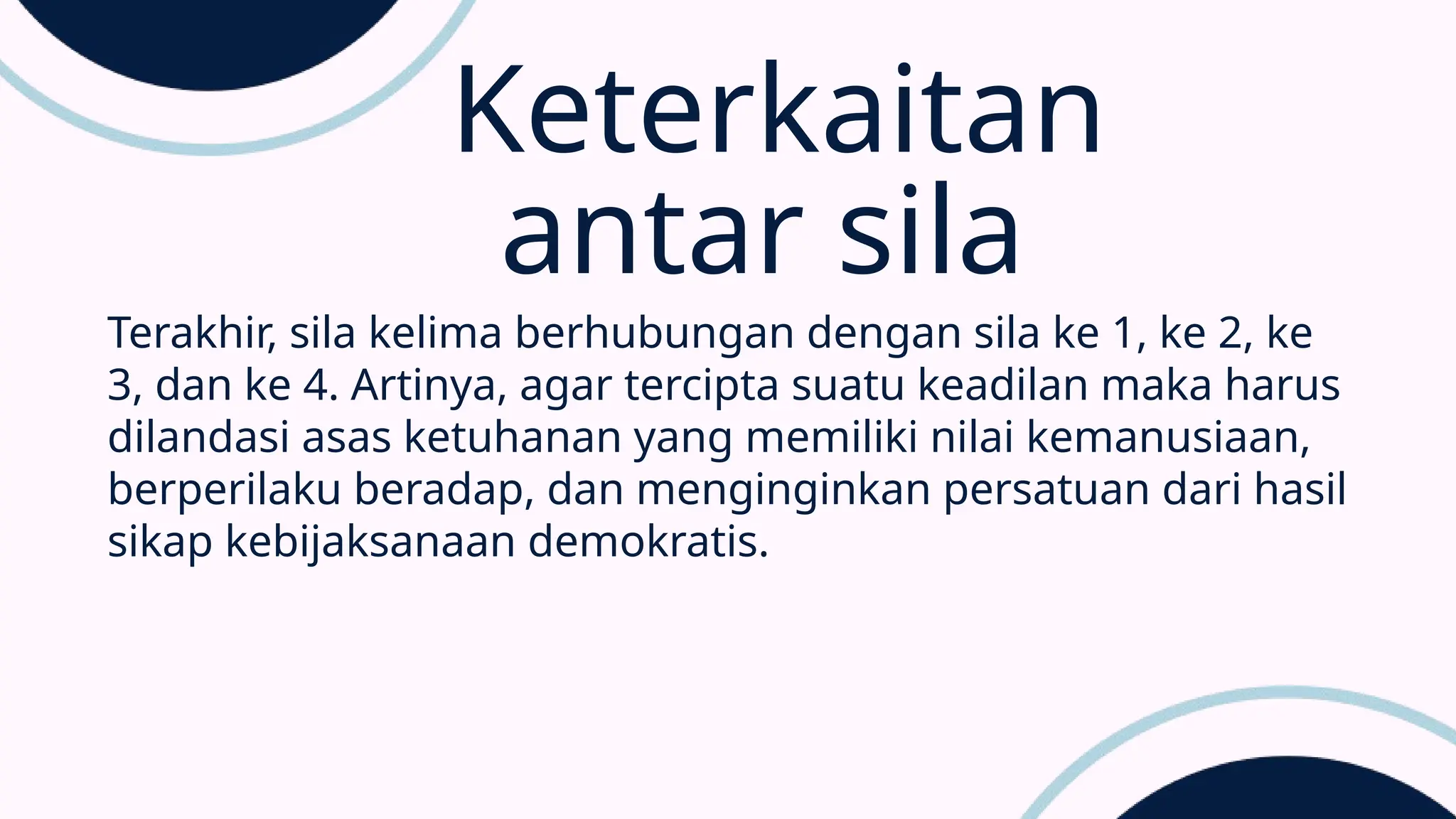 KETERKAITAN ANTAR SILA PANCASILA.pptx OKE | PPTX