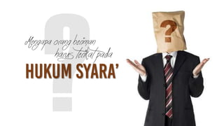 Keterikatan terhadap hukum syara' | PPTX