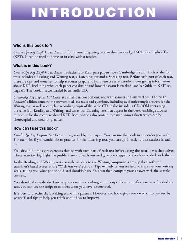 Ket extra book | PDF