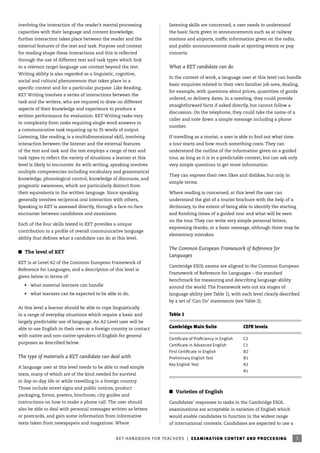 Ket Handbook Key English Test - Hand Book For Teachers | PDF