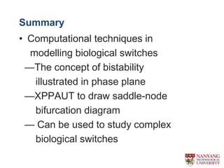 Computational techniques in mathematical modelling of biological ...