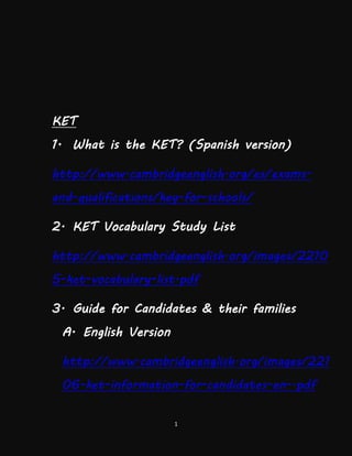 KET hints | PDF