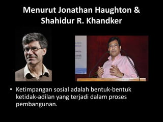 Ketimpangan sosial | PPTX