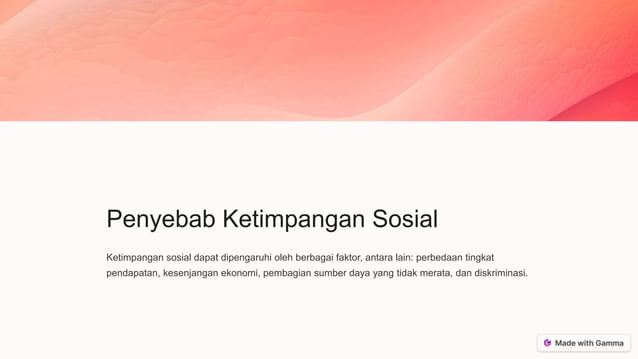 KETIMPANGAN SOSIAL_MATERI SOSIOLOGI KELAS XII | PPTX