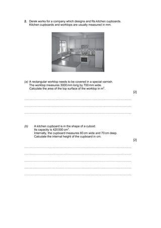 Mathematics numeracy unit 1 higher question paper | PDF