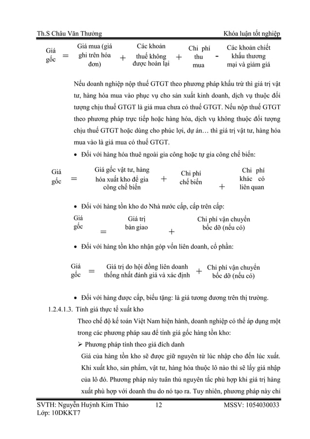 Hoàn thiện công tác kế toán hàng tồn kho tại công ty Cổ phần Truyền thông quảng cáo và đầu tư ...