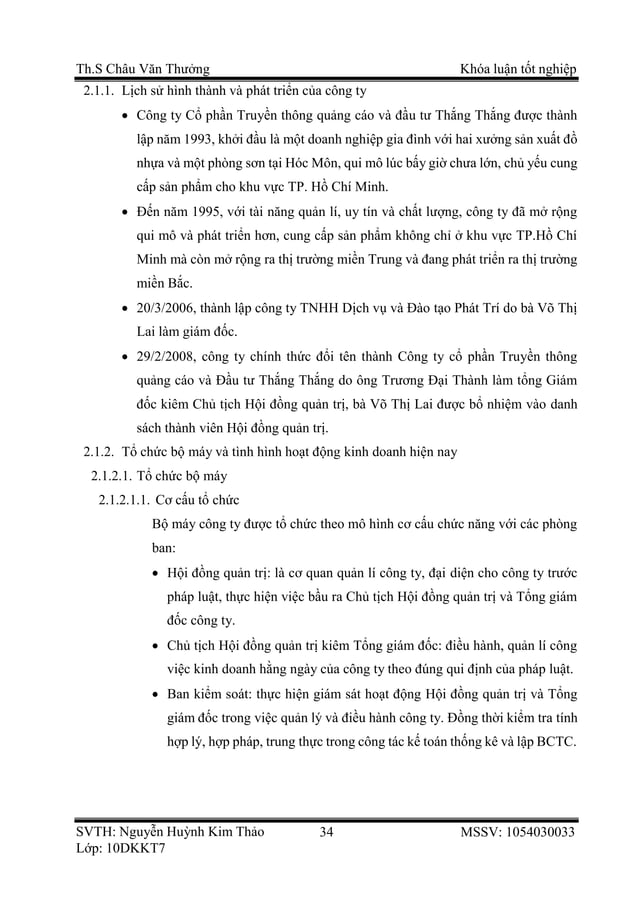 Hoàn thiện công tác kế toán hàng tồn kho tại công ty Cổ phần Truyền thông quảng cáo và đầu tư ...