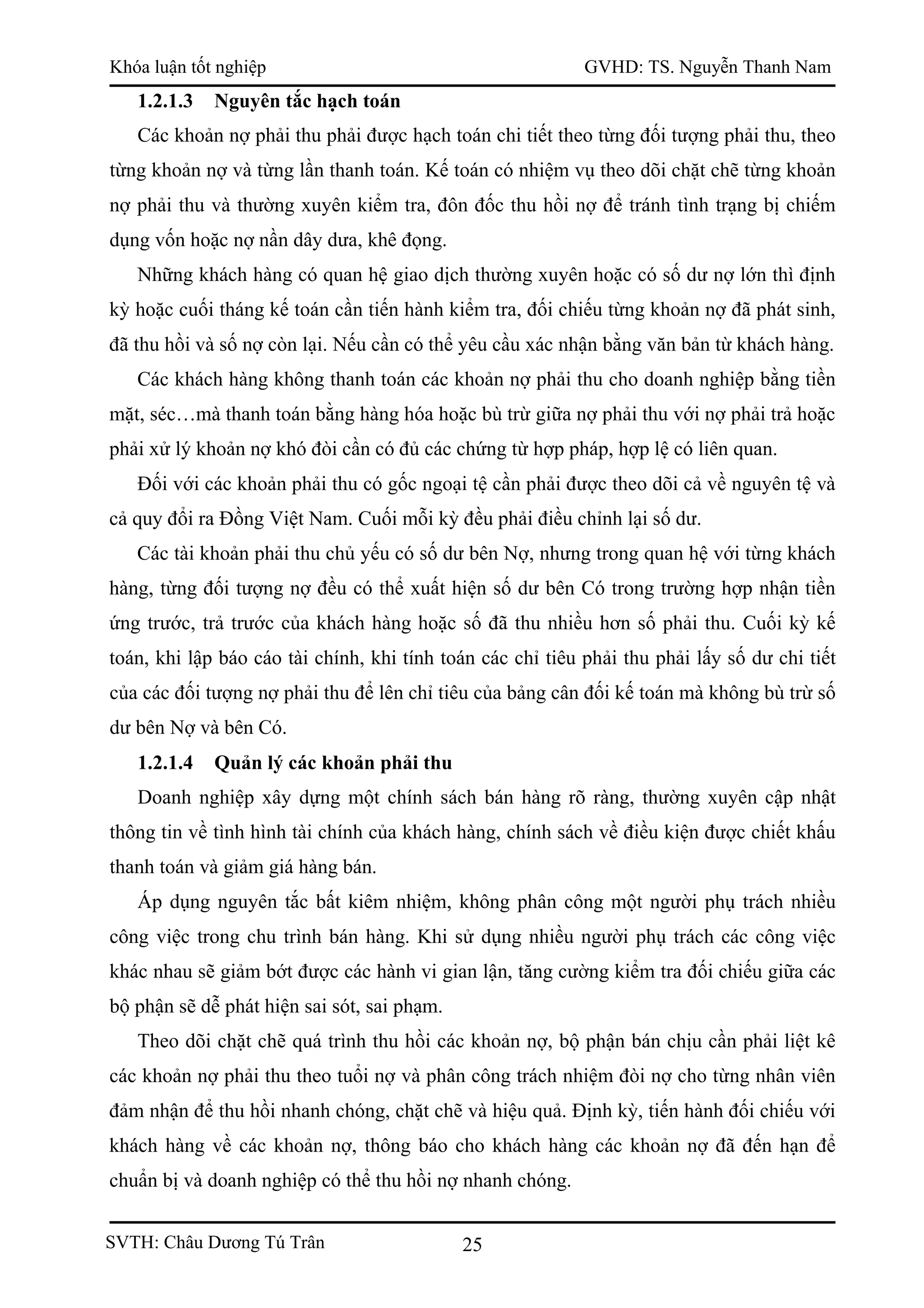 Kế toán vốn bằng tiền và các khoản phải thu rất hay, đạt 9 điểm | PDF