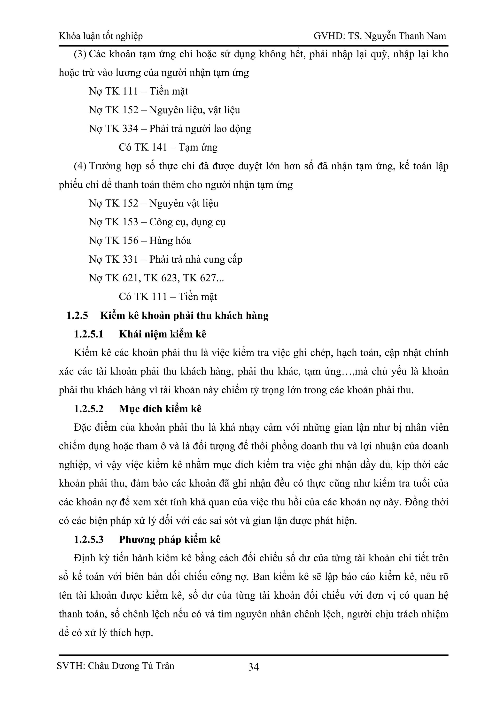 Kế toán vốn bằng tiền và các khoản phải thu rất hay, đạt 9 điểm | PDF