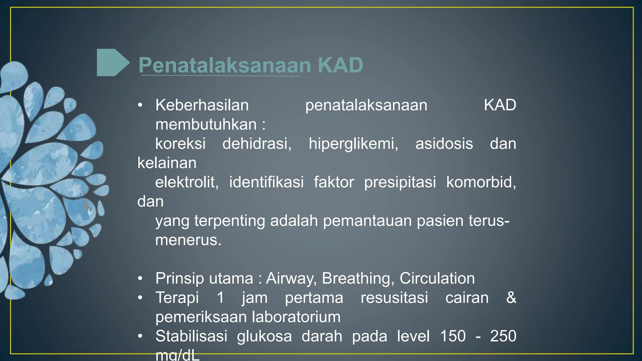 KETOASIDOSIS DIABETIKUM (KAD) pptx...... | PPTX