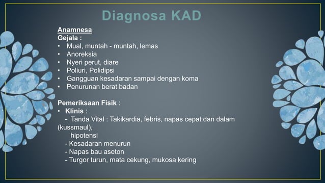 KETOASIDOSIS DIABETIKUM (KAD) pptx...... | PPTX