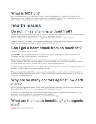 Keto breakfast faq | PDF