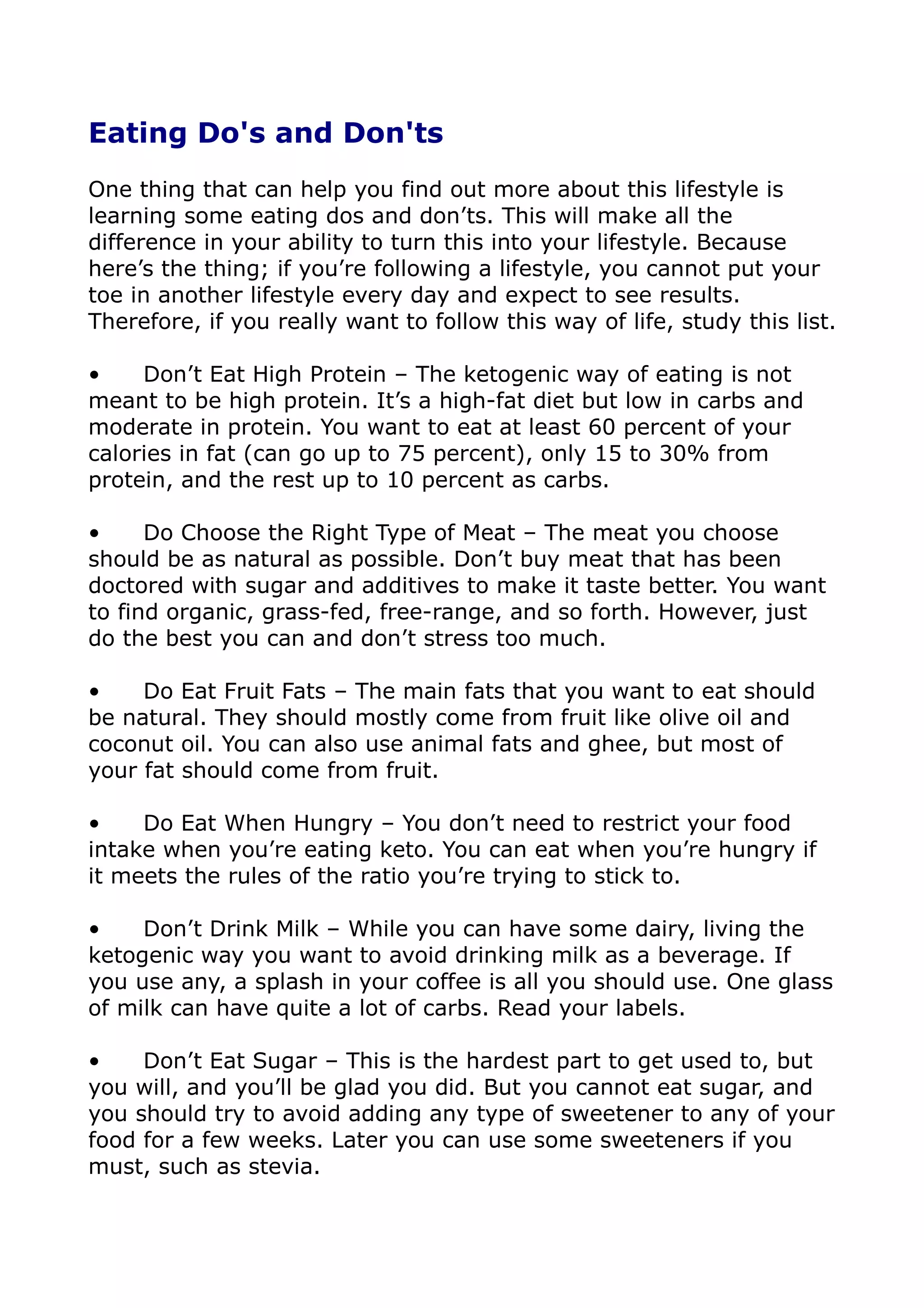 Ketogenic lifestyle. | PDF | Endocrine and Metabolic Diseases ...