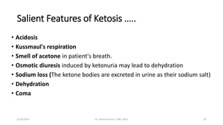 Ketone body Metabolism by Dr Ashok Kumar J | PPTX