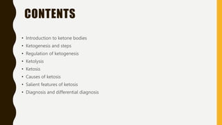 Ketone bodies and metabolism-biochemistry | PPTX