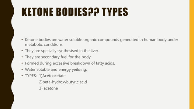 Ketone bodies and metabolism-biochemistry | PPTX | Endocrine and ...