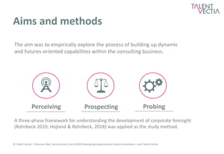 Developing organisational futures orientation: case Talent Vectia | PPT