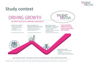 Developing organisational futures orientation: case Talent Vectia | PPT