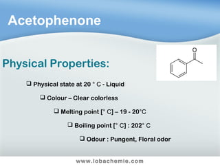 Ketones offer by Lobachemie | PPT