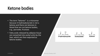 Ketosis a quick revision | PPTX
