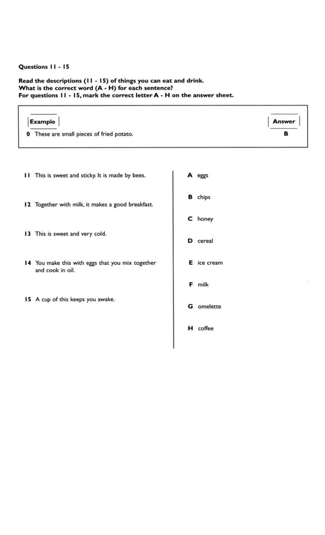 Ket paper | DOC | Education
