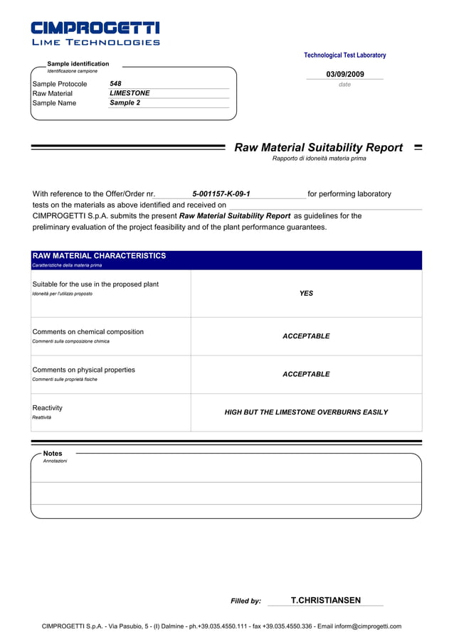 Laboratory Test Report | PDF