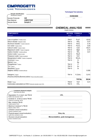 Laboratory Test Report | PDF