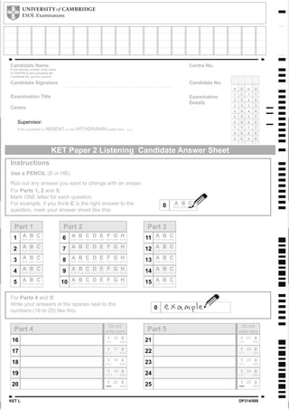 Ket for schools L | PDF