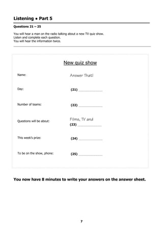 Ket for schools L | PDF