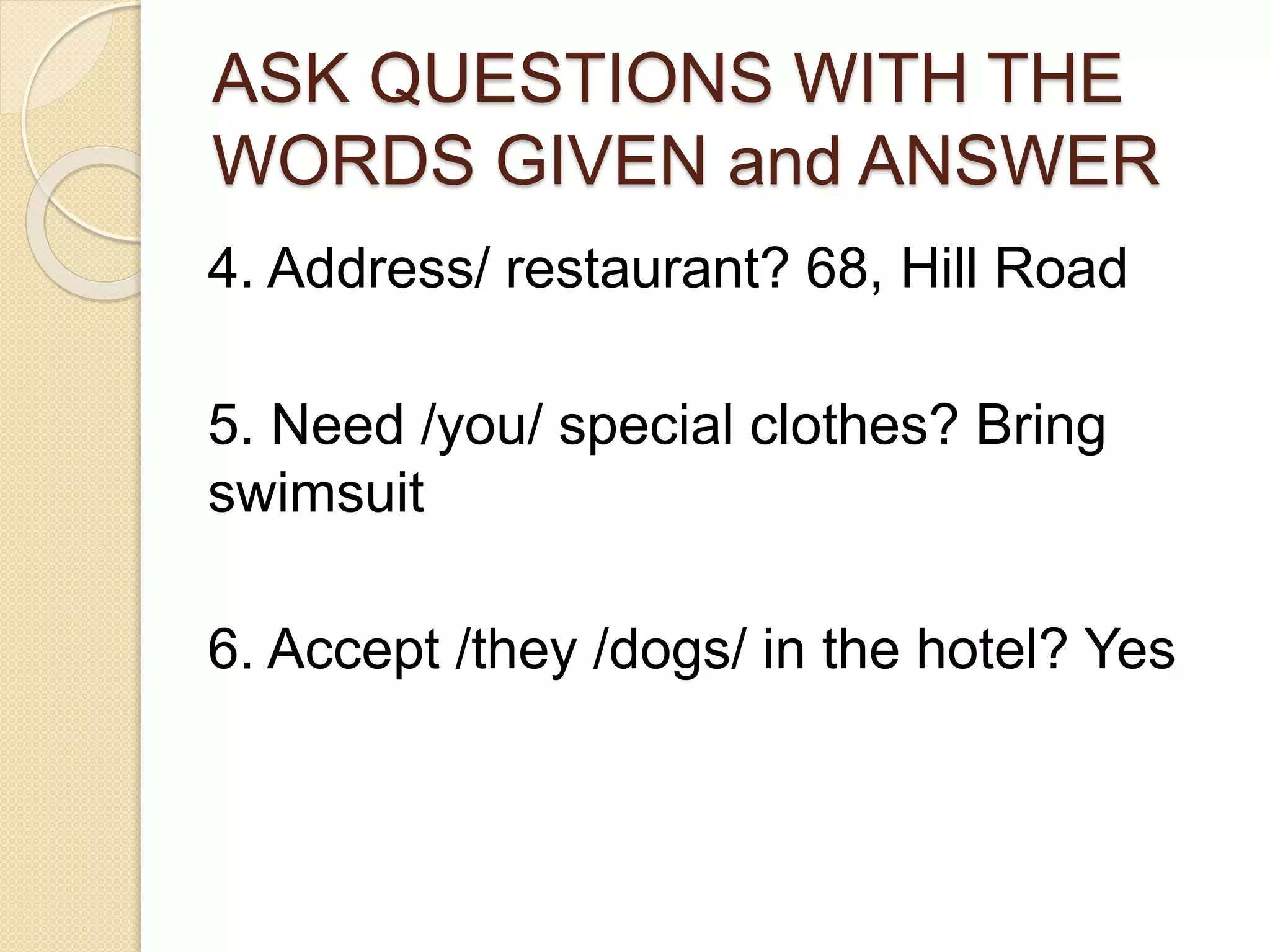 Ket speaking activities | PPTX