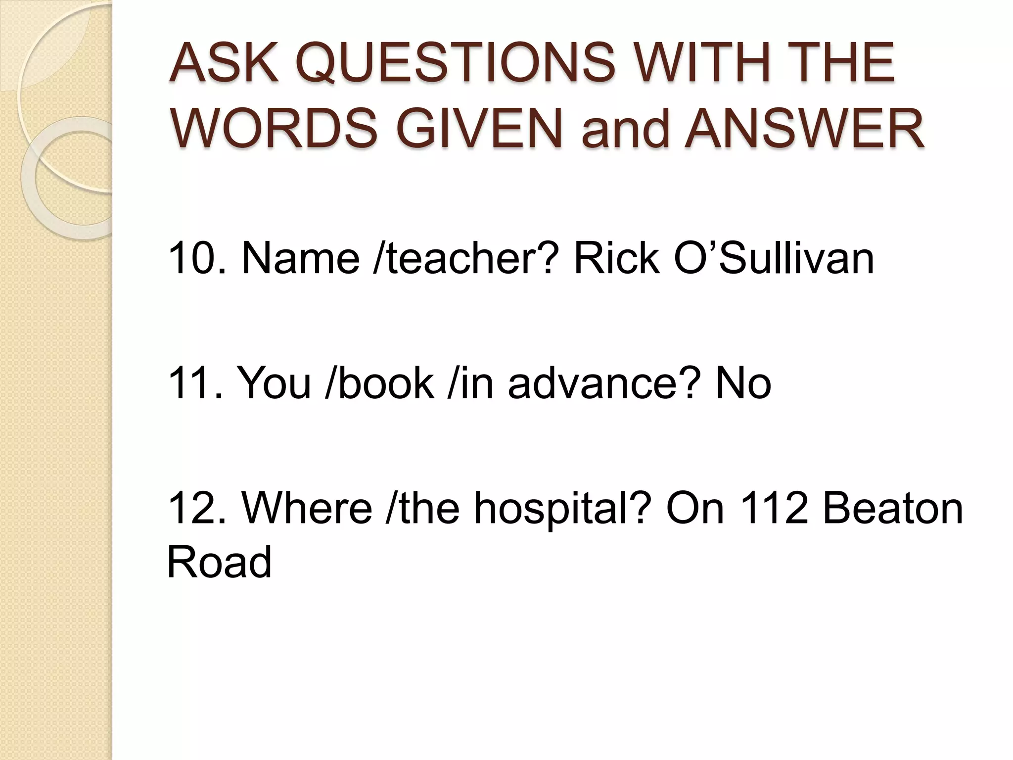 Ket speaking activities | PPTX