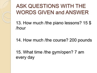 Ket speaking activities | PPTX