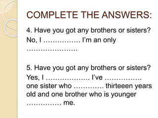 Ket speaking activities | PPTX