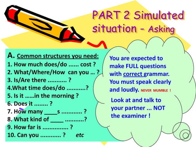 Ket speaking overall guide