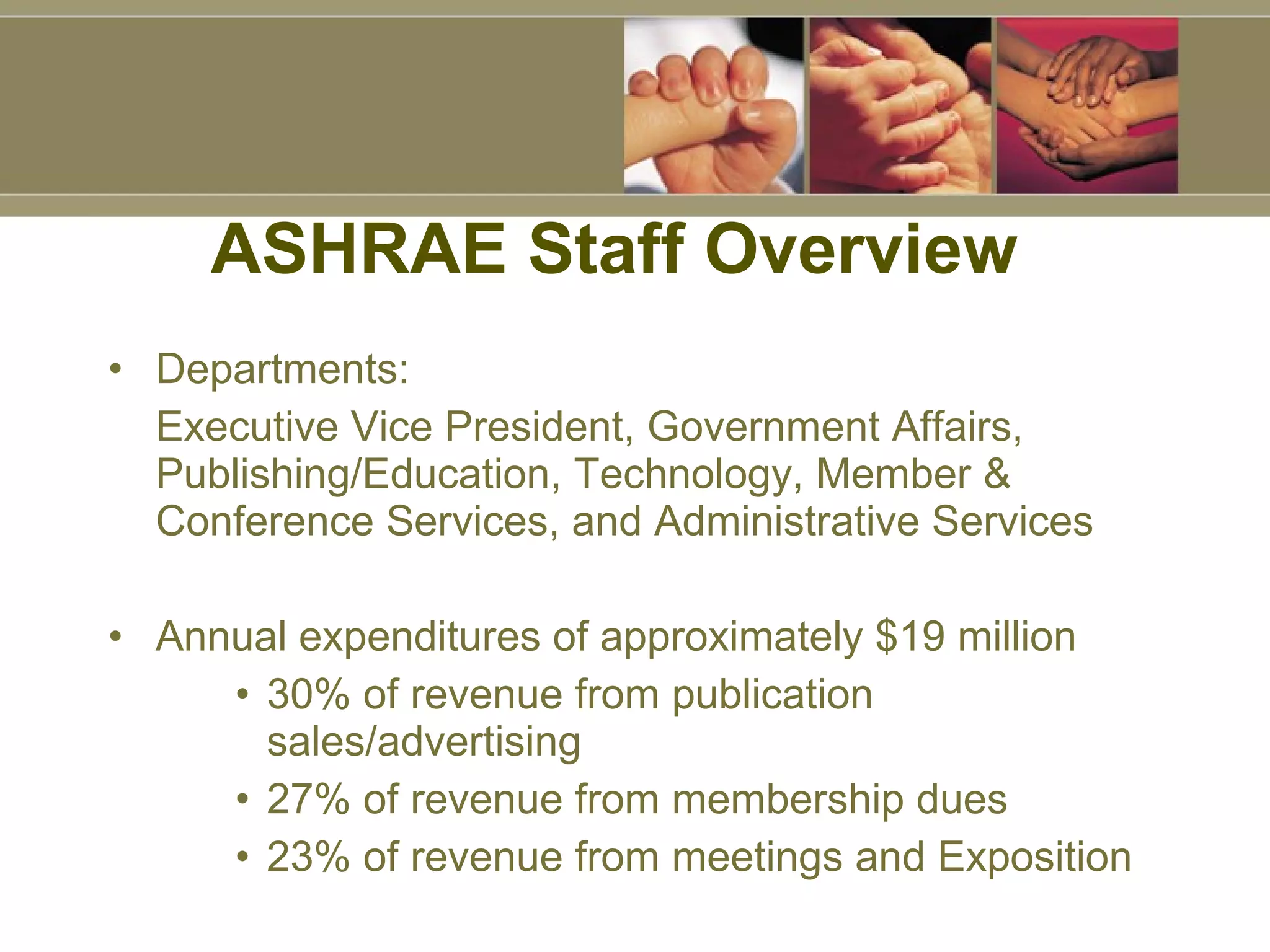 ASHRAE Staff Presentation | PPT