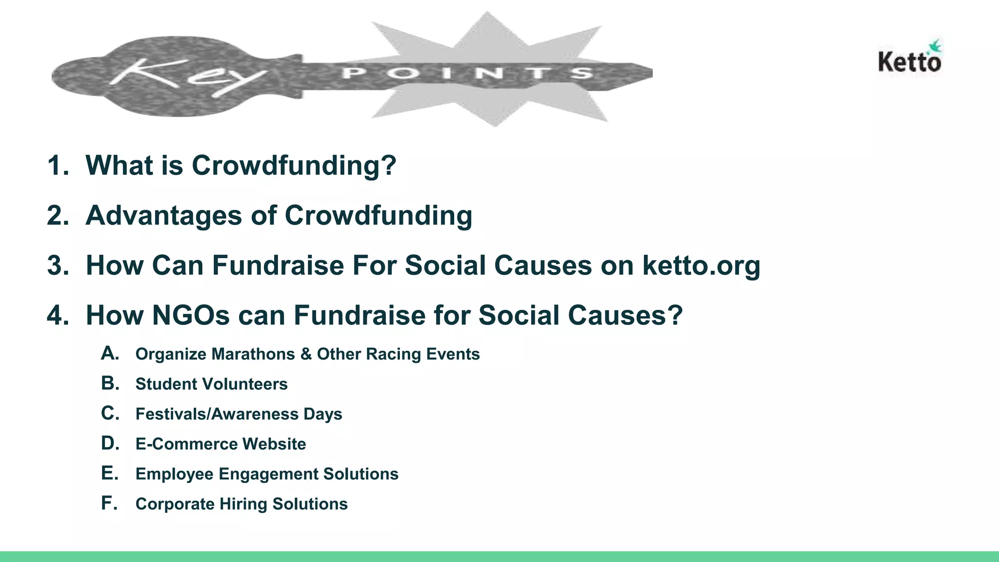 Ketto: how can fundraise for social causes | PPTX