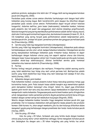 Ketuban pecah dini | PDF