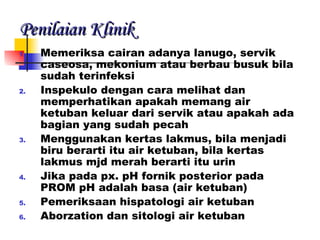 Ketuban pecah dini.power point | PPT