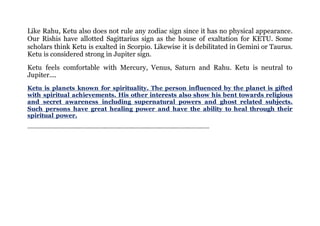 [ Ketu is associated with the meena avatar (fish incarnation) of vishnu ...