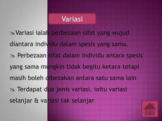 Keturunan & variasi | PPTX