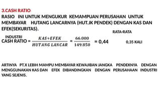 Materi manajemen Keuangan evaluasi Keuangan perusahaan | PPTX