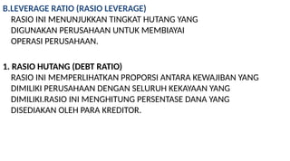 Materi manajemen Keuangan evaluasi Keuangan perusahaan | PPTX