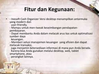 Administrasi Keuangan INESOFT CASH ORGANIZER | PPTX