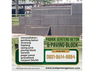 Keunggulan Genteng Beton Investasi Cerdas untuk Masa Depan Rumah ...