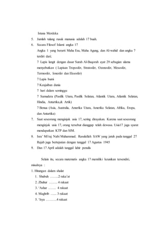 Keunikan angka 17 | PDF